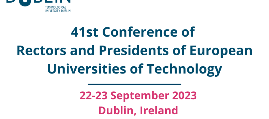 41st Conference of Rectors and Presidents of European Universities of ...