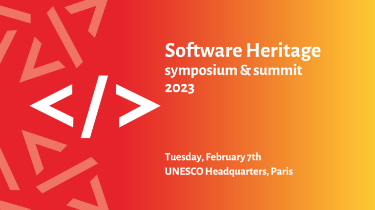 Software Heritage Symposium and Summit 2023 - EOSC Association