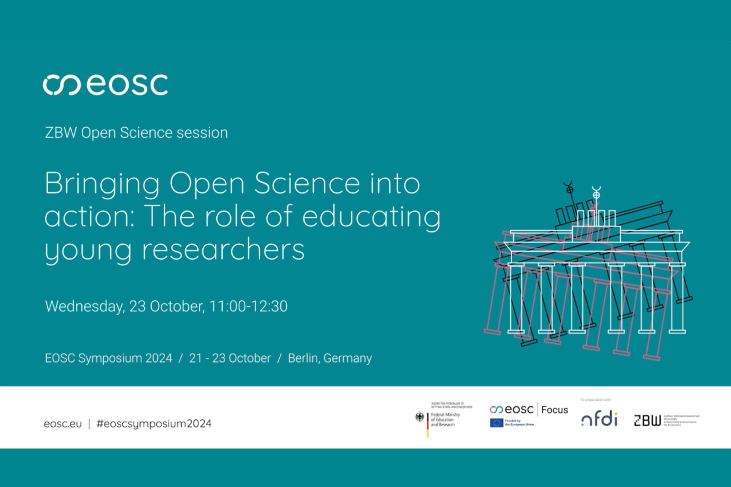 EOSC Symposium session teaser #23: Bringing Open Science into action - the role of educating ...